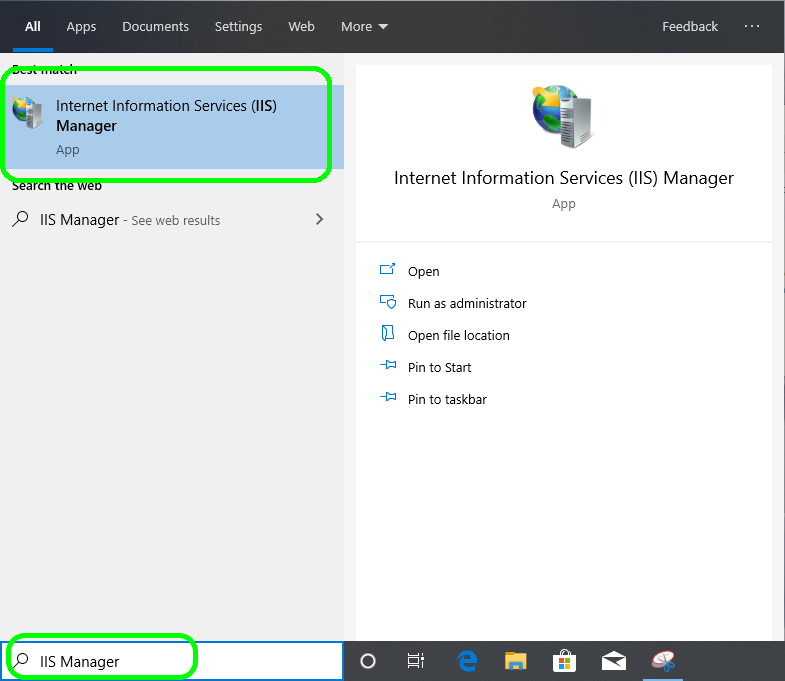 Setup - Part 4: IIS Web Server